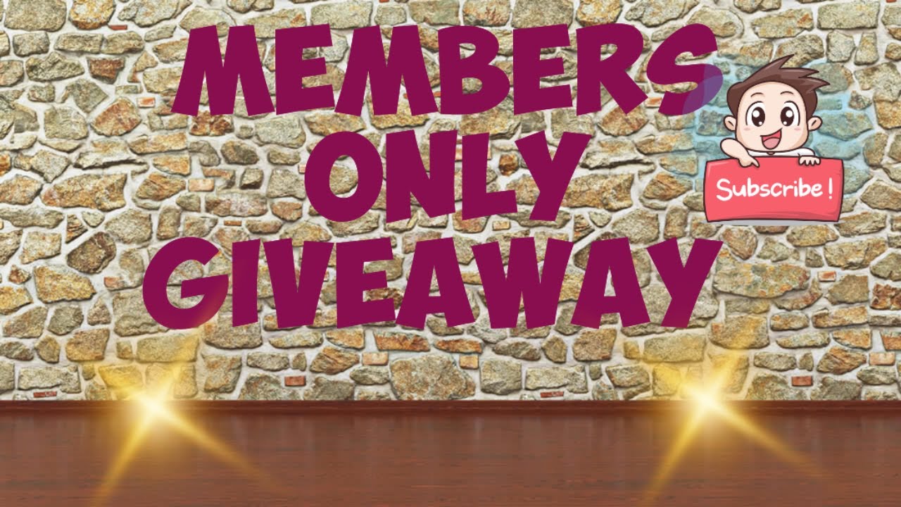 MEMBERS ONLY GIVEAWAY 🥰🥰 ( leave your comment in the comment section ...