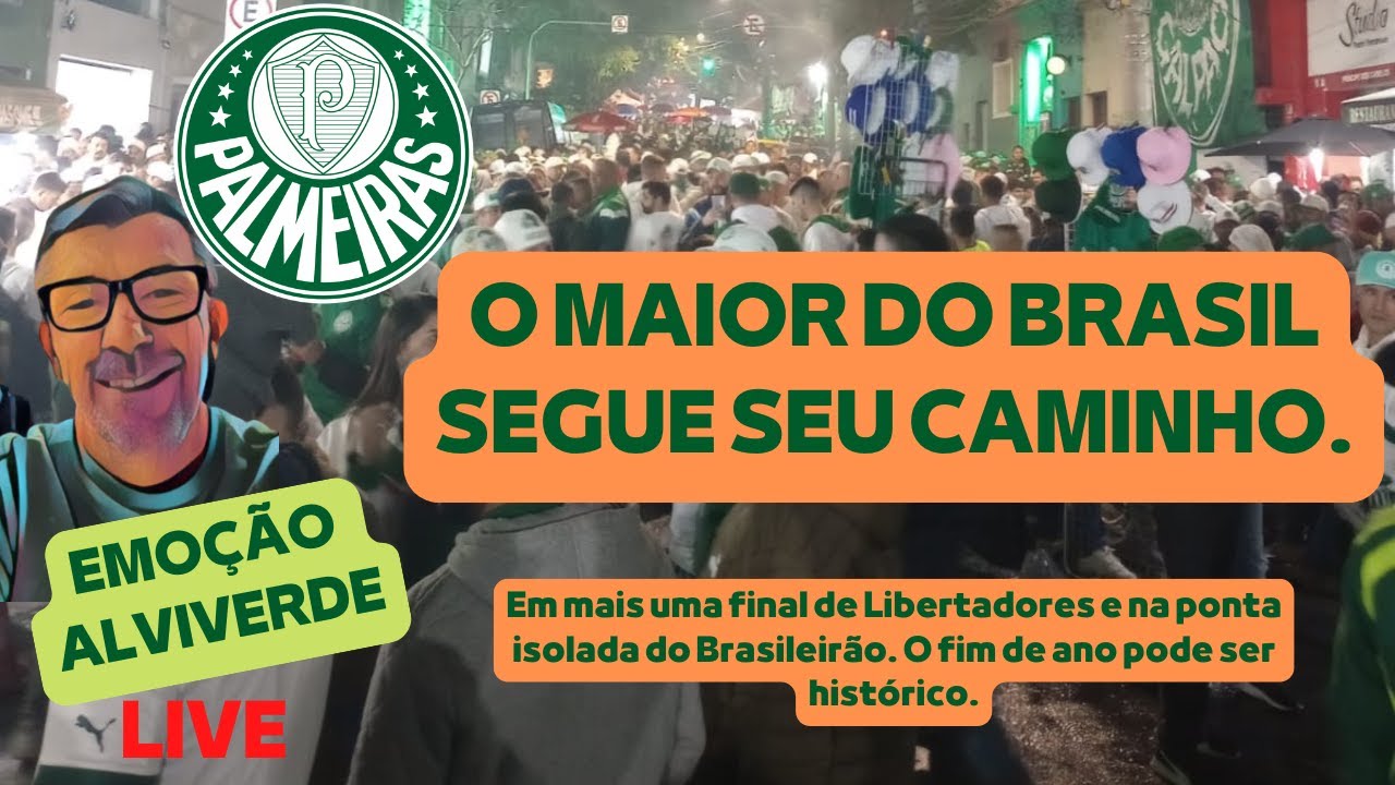 EMOÇÃO ALVIVERDE - 03/11/2025 - 20H - PALMEIRAS AO VIVO - YouTube