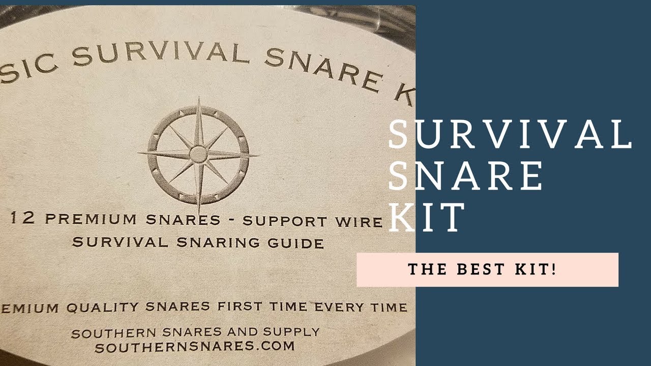 The Best Survival Snare Kit - YouTube