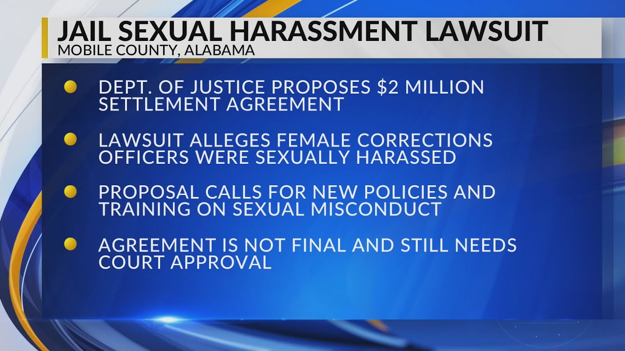 Justice Department proposes $2M settlement in sexual harassment suit ...