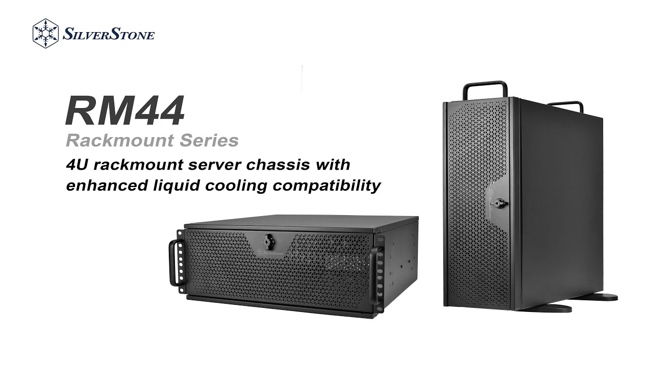 SilverStone RM44 4U Rackmount Server Chassis With Enhanced Liquid