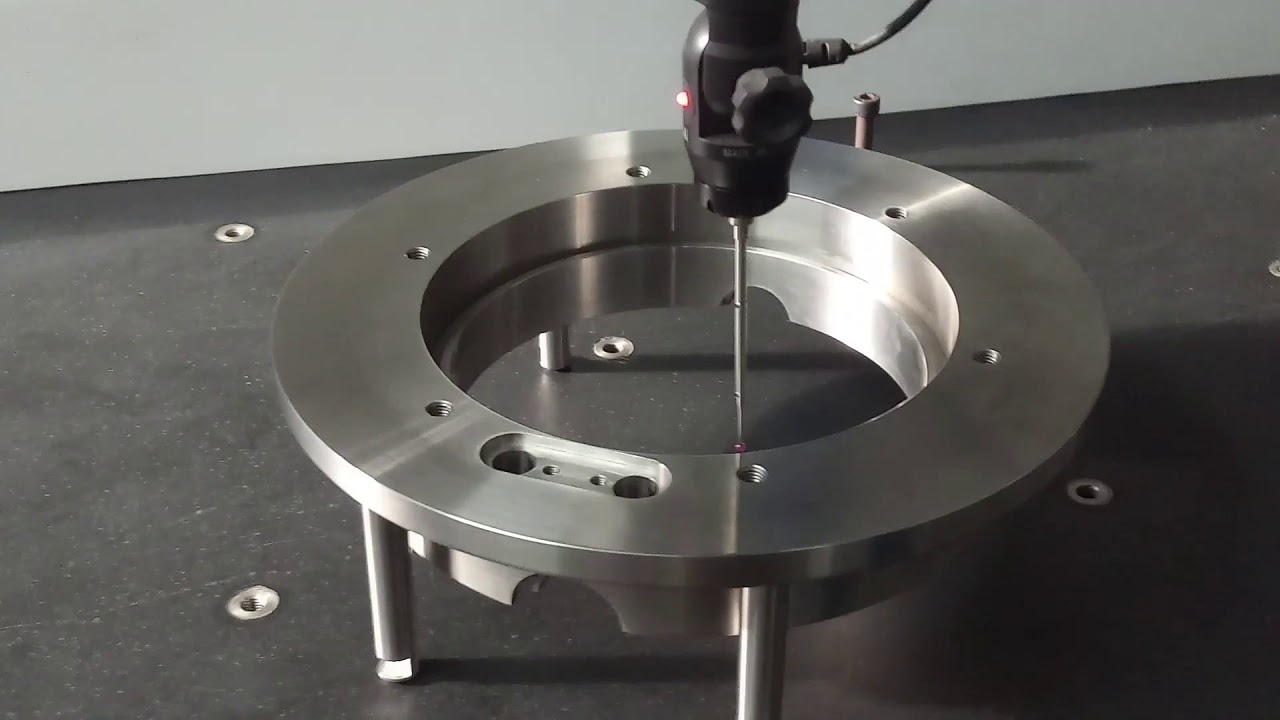 CMM OF Split Butterfly Valve active + passive (150 NB) - YouTube
