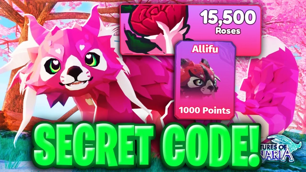 Creatures Of Sonaria ALL VALENTINES ROSES Codes! *SECRET* - YouTube