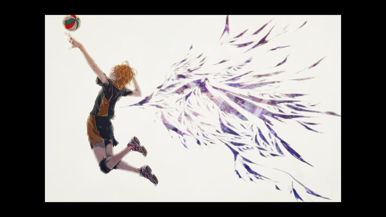 Haikyu Shoyo Hinata Jumped To Hit The Ball Opposite Hd Anime Wallpapers ...