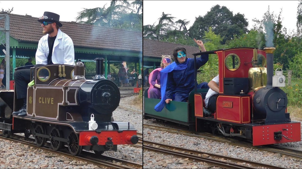 Superheroes vs DOCTOR DIESEL on the Eastleigh Lakeside Railway - 13/07 ...