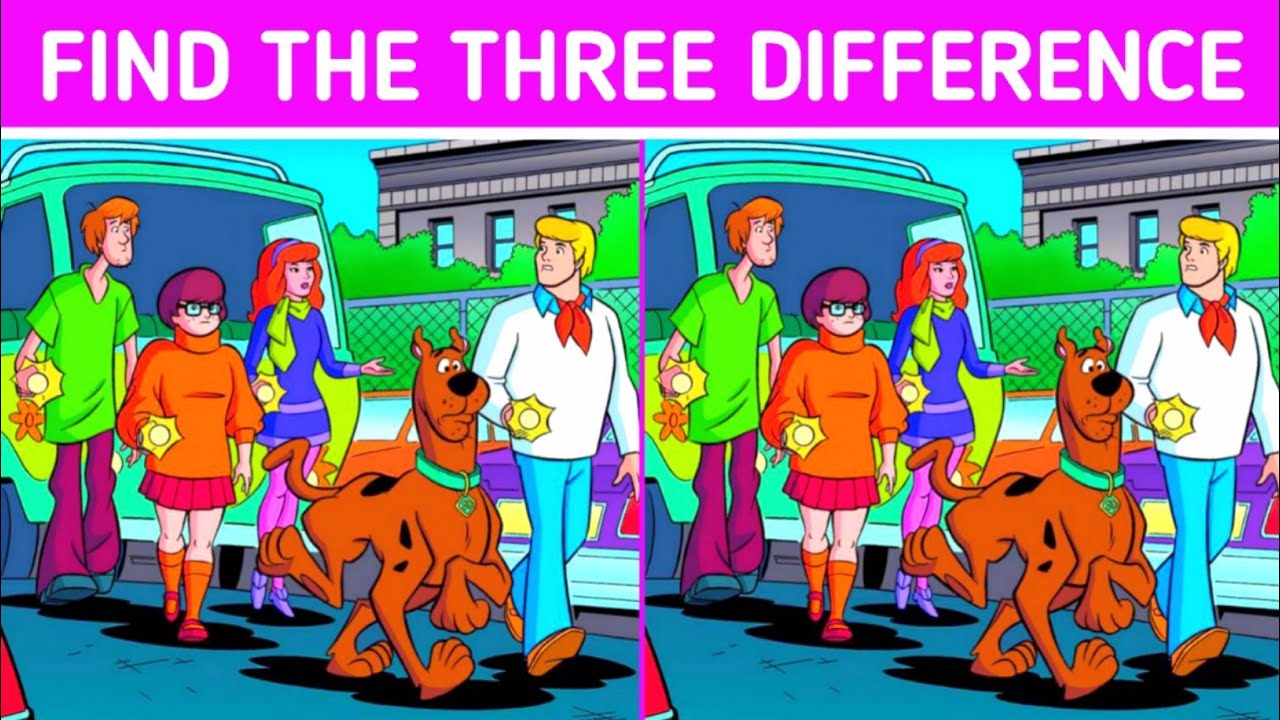FIND THE DIFFERENCE – SPOT DIFFERENCE SCOOBY DOO PICTURE – Puzzle 90s ...