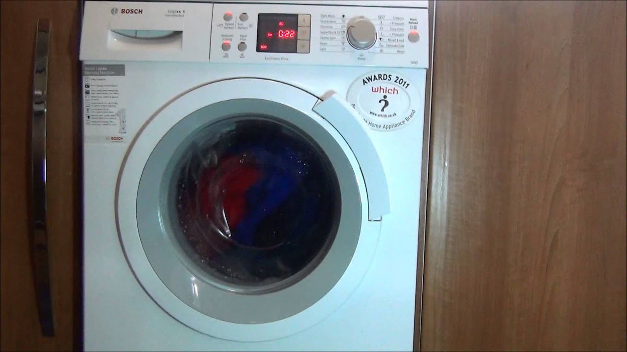 Bosch Logixx was32461 washer : Sensitive 40 speed perfect + reduced ...