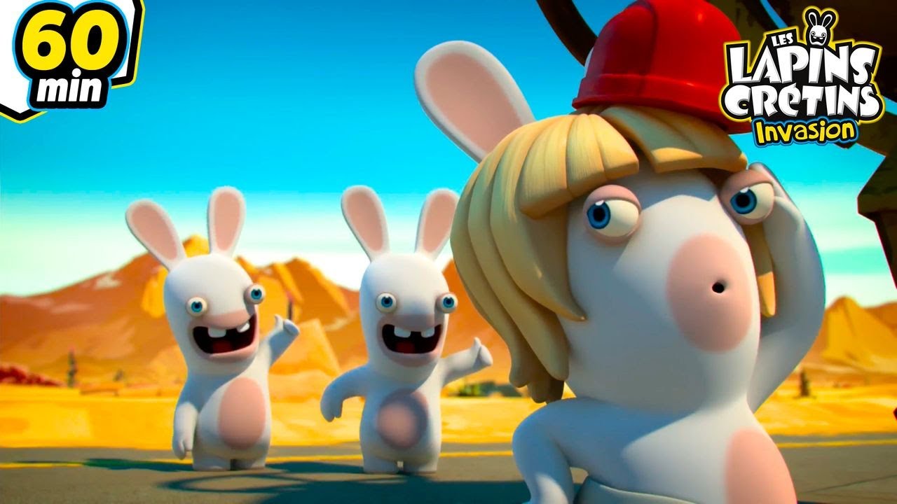 Les Lapins perdent la tête | Les Lapins Crétins Invasion🐰 | Compilation ...