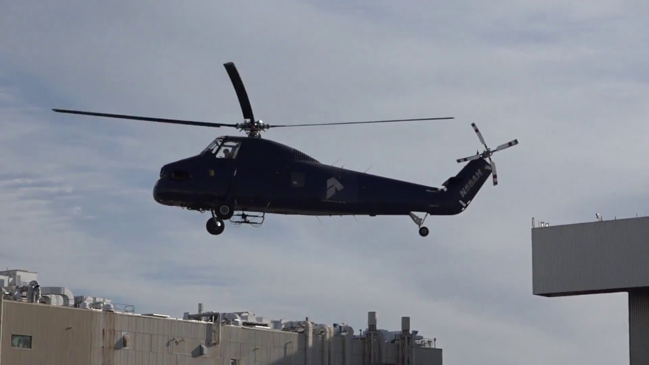 1956 Sikorsky S-58ET N58AH. San Francisco Airport. 2016. - YouTube