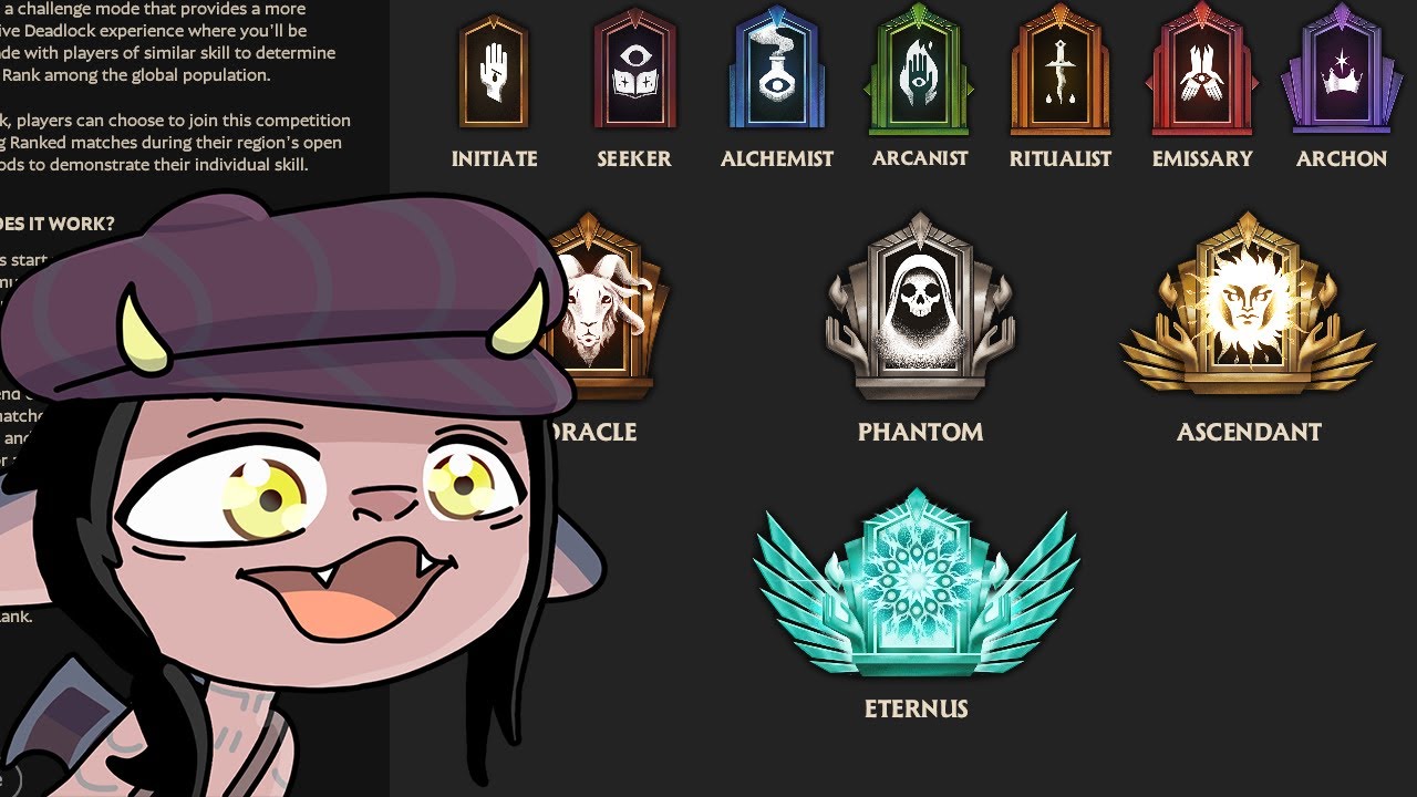 Deadlock Ranks Have Been Released - YouTube