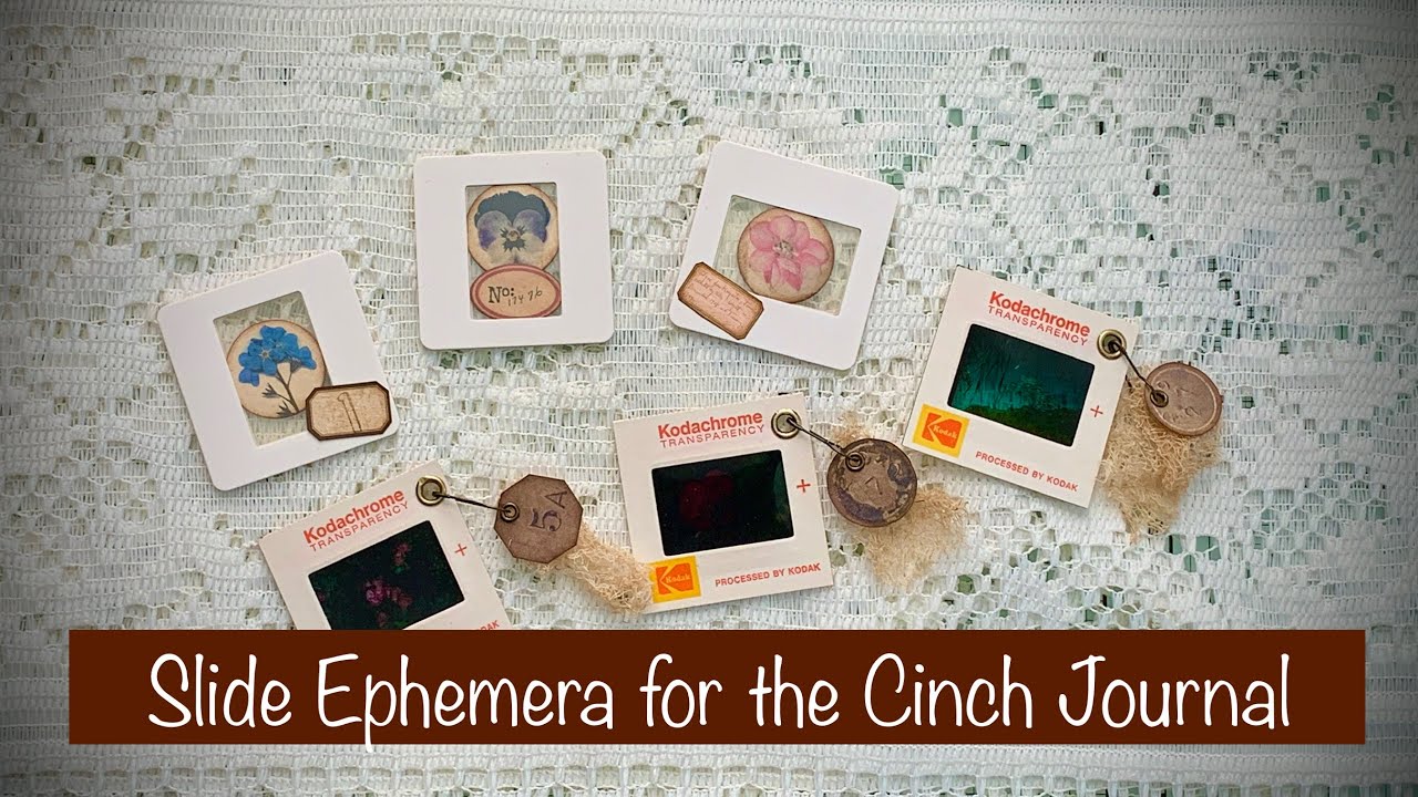 Making Ephemera for the Naturalist Cinch Journal - Slides - YouTube