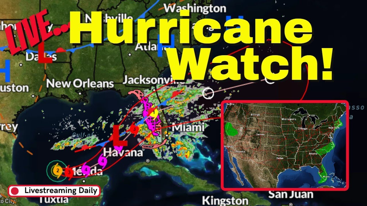 🔴Live: Hurricane Milton & Severe Weather Coverage 10-7-24 - YouTube