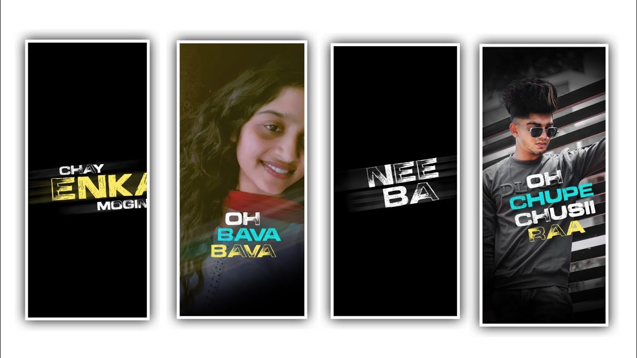 New Lyrical Trending Animation lyrical video editing in Alight Motion ...
