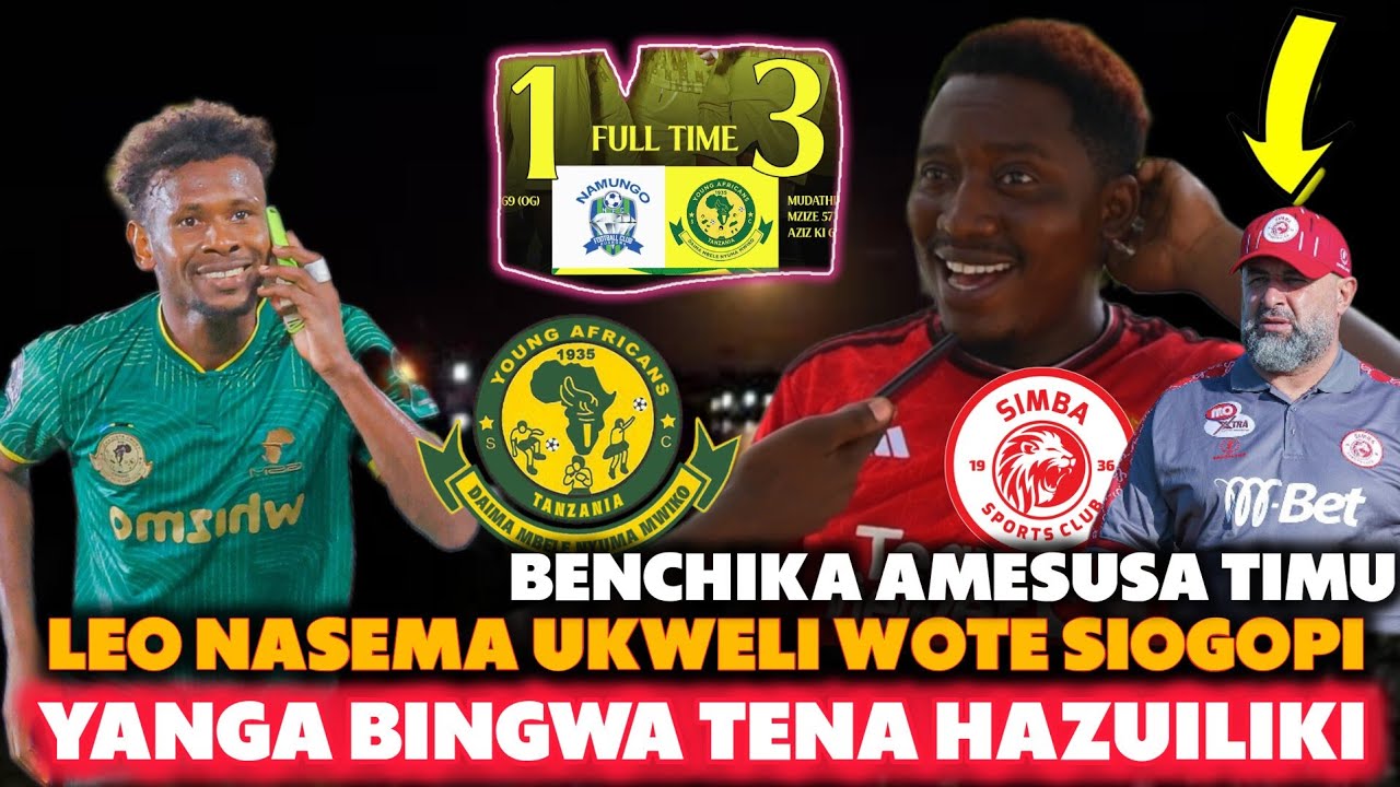 MCHOME MAPOVU AIPA YANGA UBINGWA MAPEMAAA Kwa Simba Hii MBOVU YANGA ...
