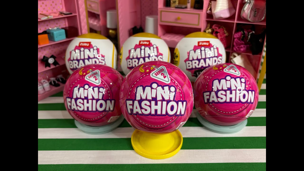 Unboxing Mini Fashion Series 2 & Mini Brands Fashion Series 3! - YouTube