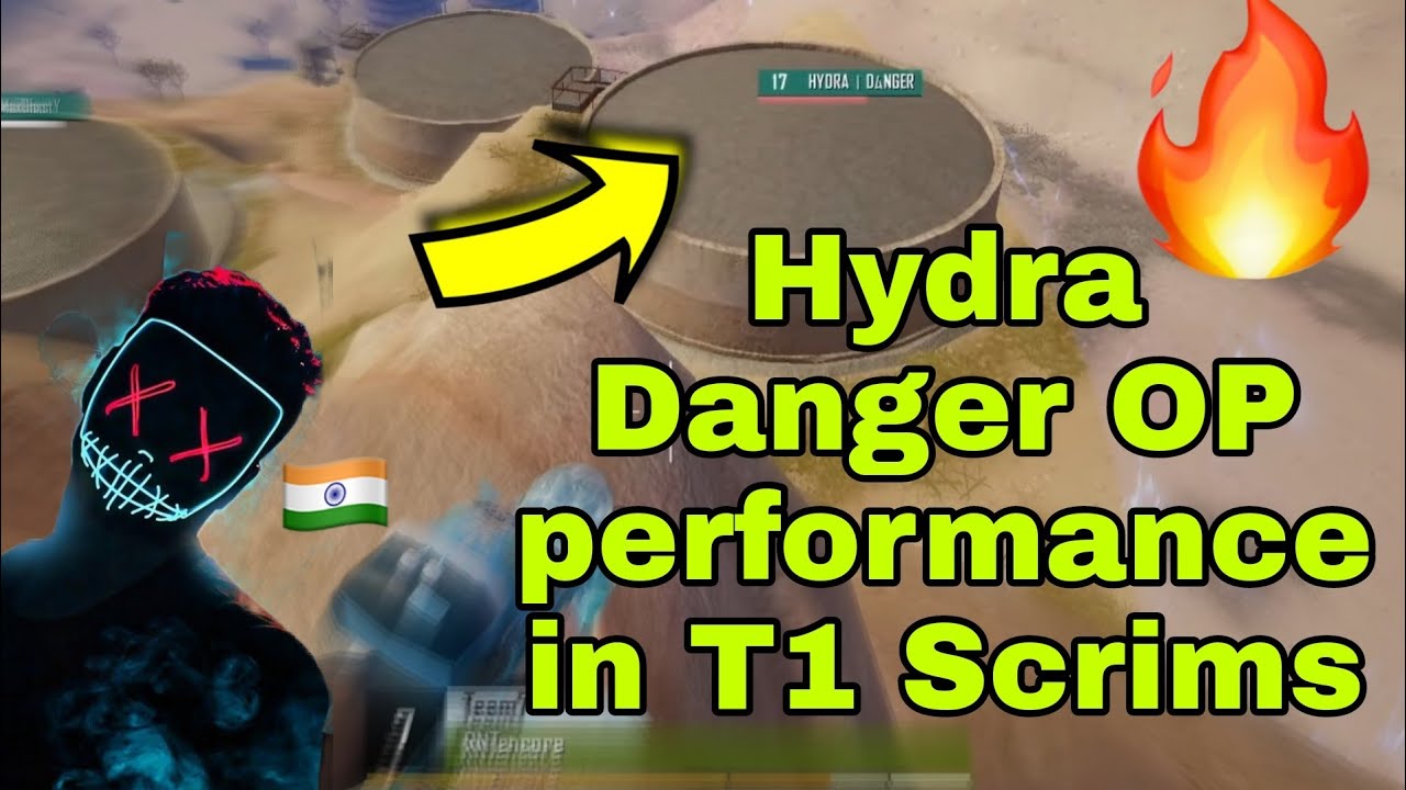 🇮🇳Hyda danger op performance in T1 scrims🔥Hydra esports - YouTube