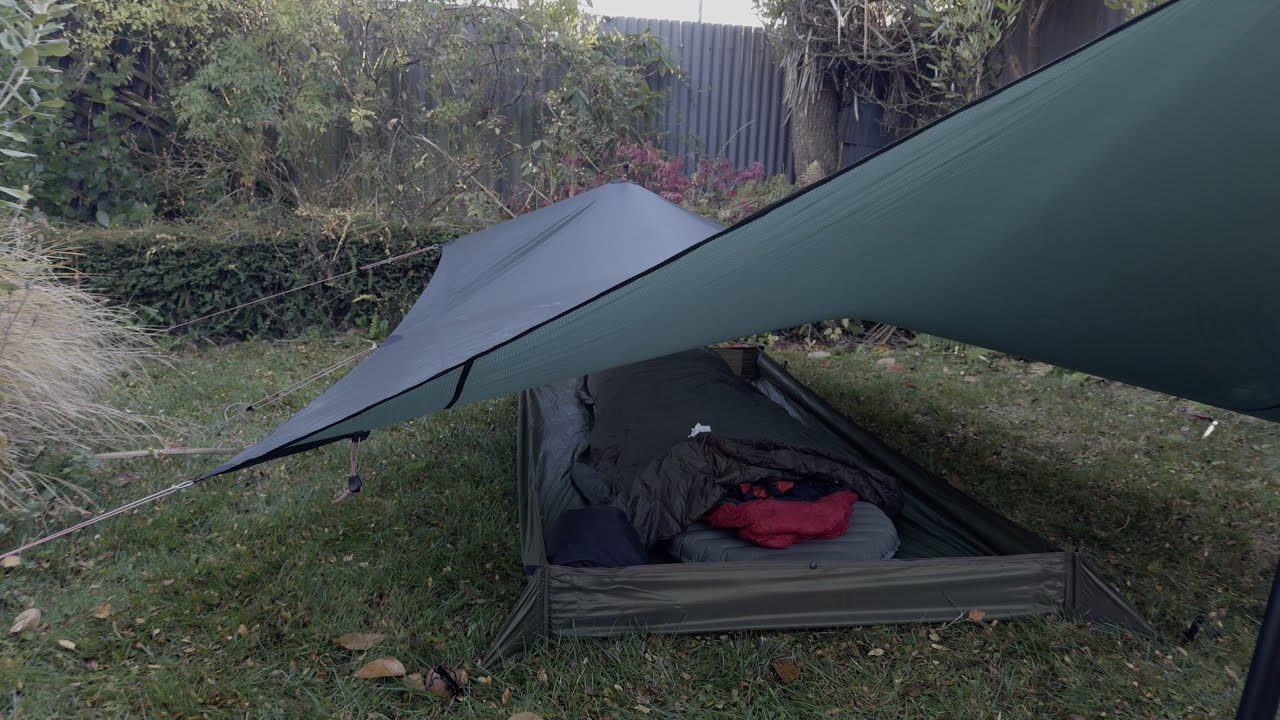 Basic Tarp Setup 1 - YouTube