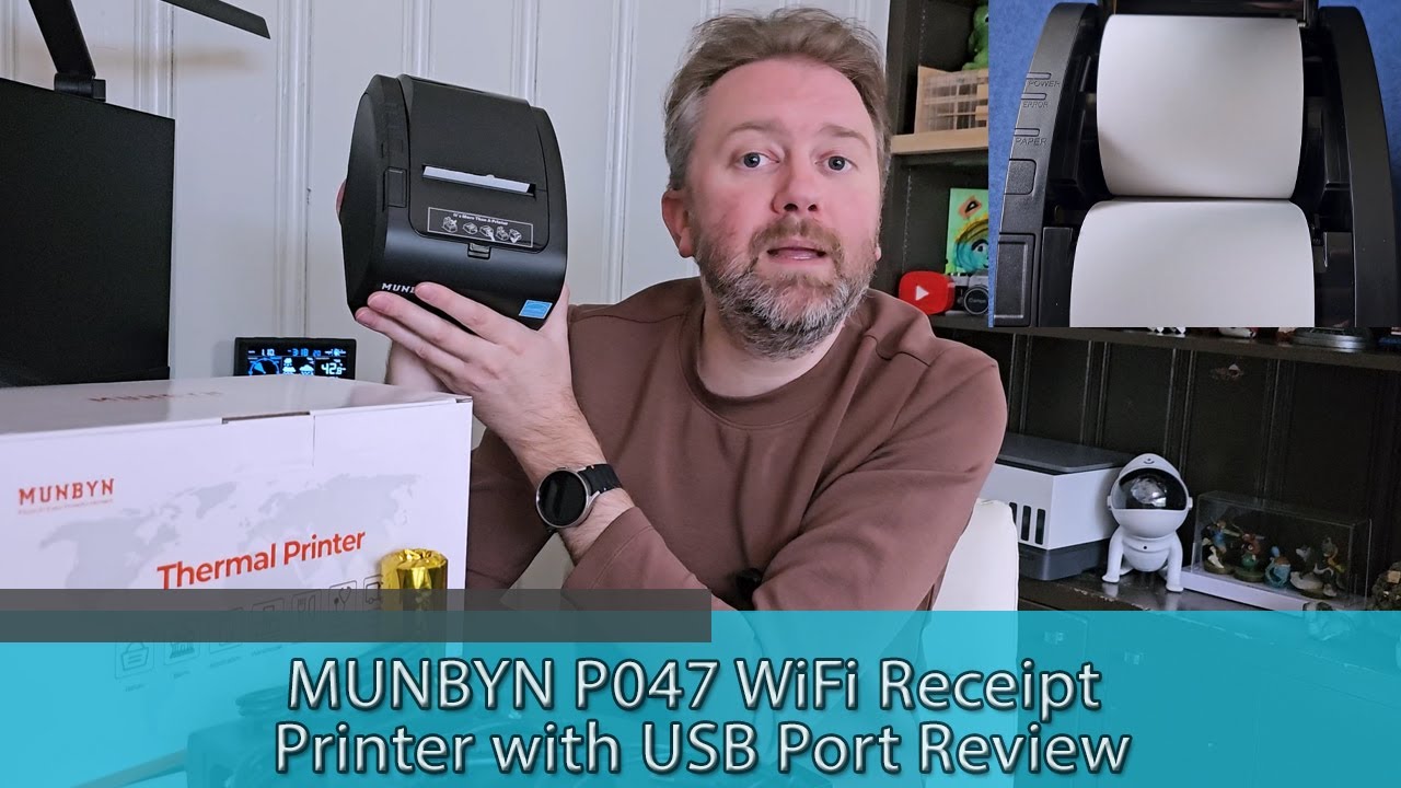 🔥 MUNBYN WiFi Receipt Printer Review – Fast, Reliable & Easy Setup ...
