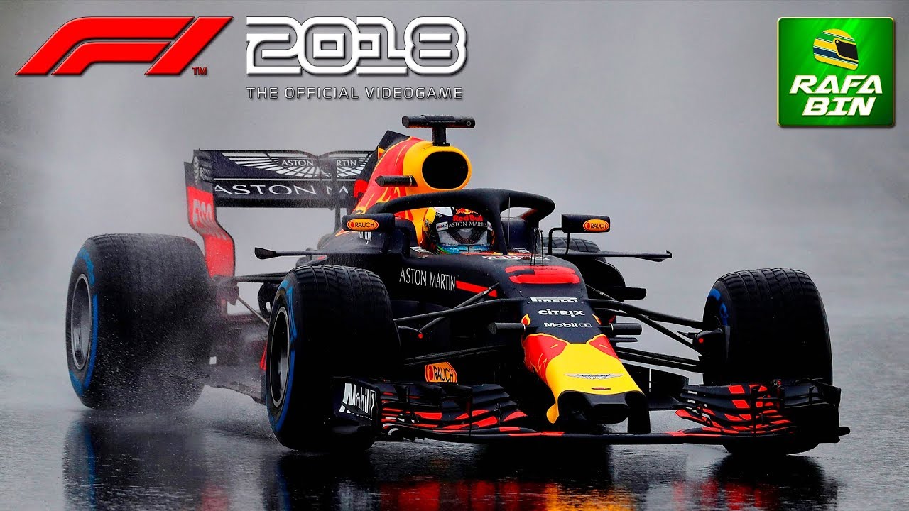 F1 2018 RED BULL RACING RB14 NA CHUVA!! - YouTube