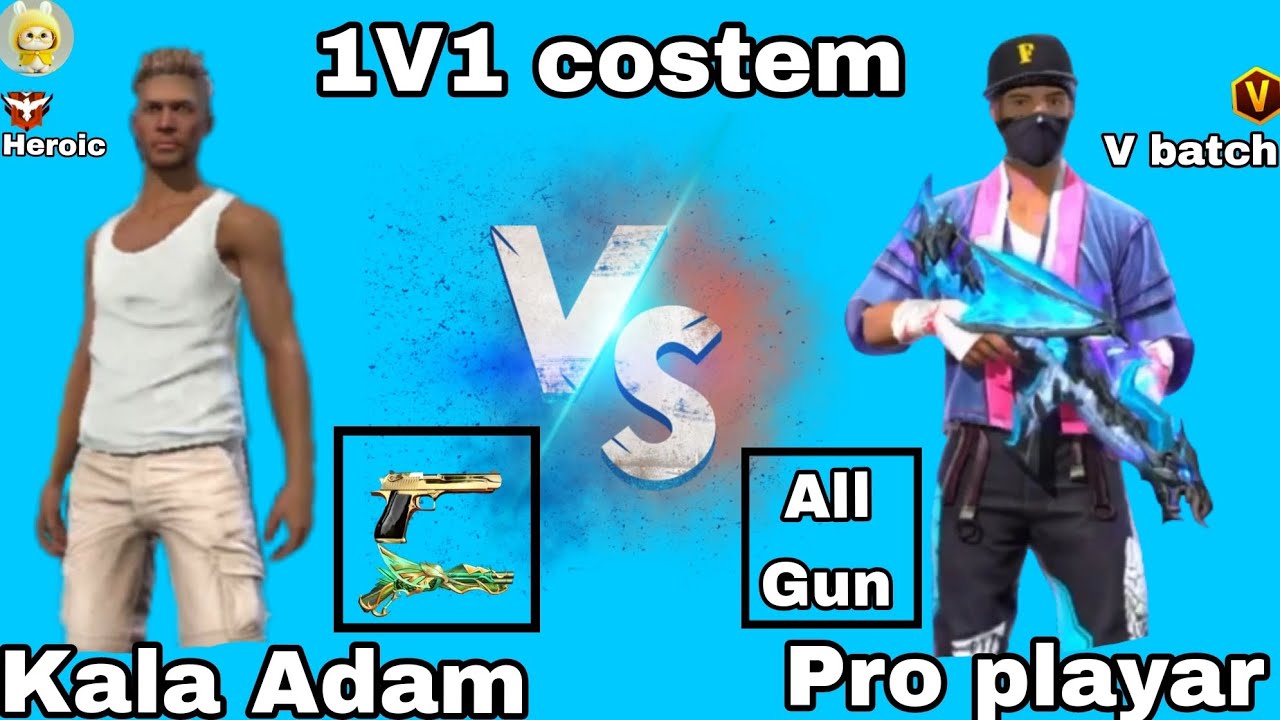 Heroic Kala adam 😡 vs v batch pro player 😈#freefire #viralvideo # ...