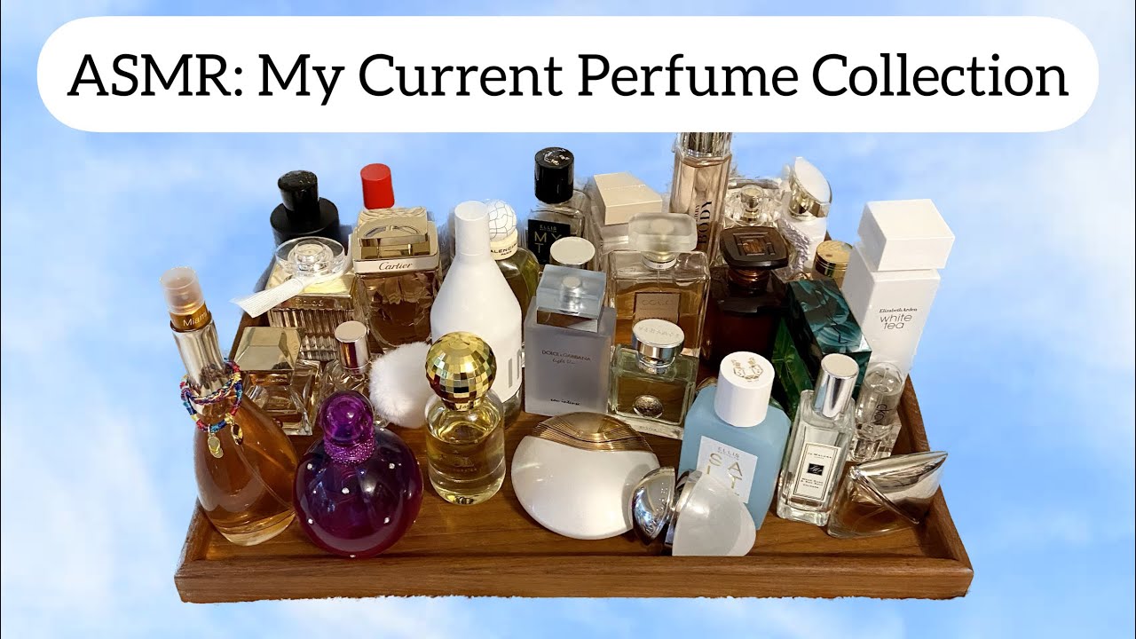 ASMR: My Entire Perfume Collection - Whispering, Tapping, and Scratching On My Current Perfumes ...
