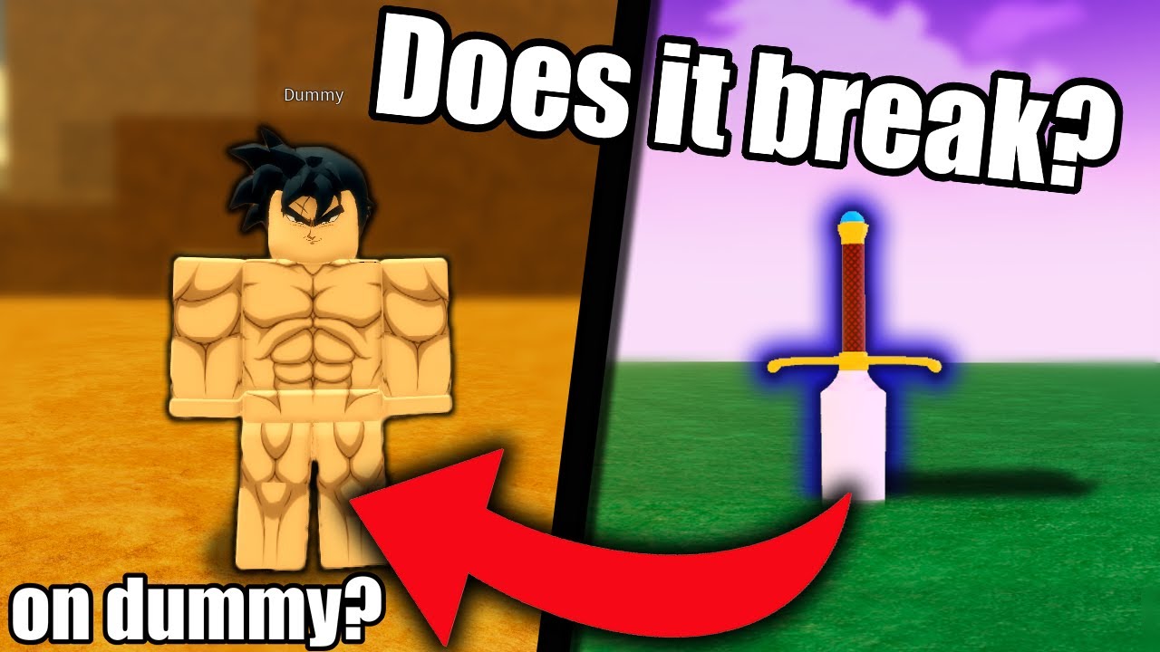 Does the Z-Sword break against the Dummy in Practice Mode? || Dragon ...