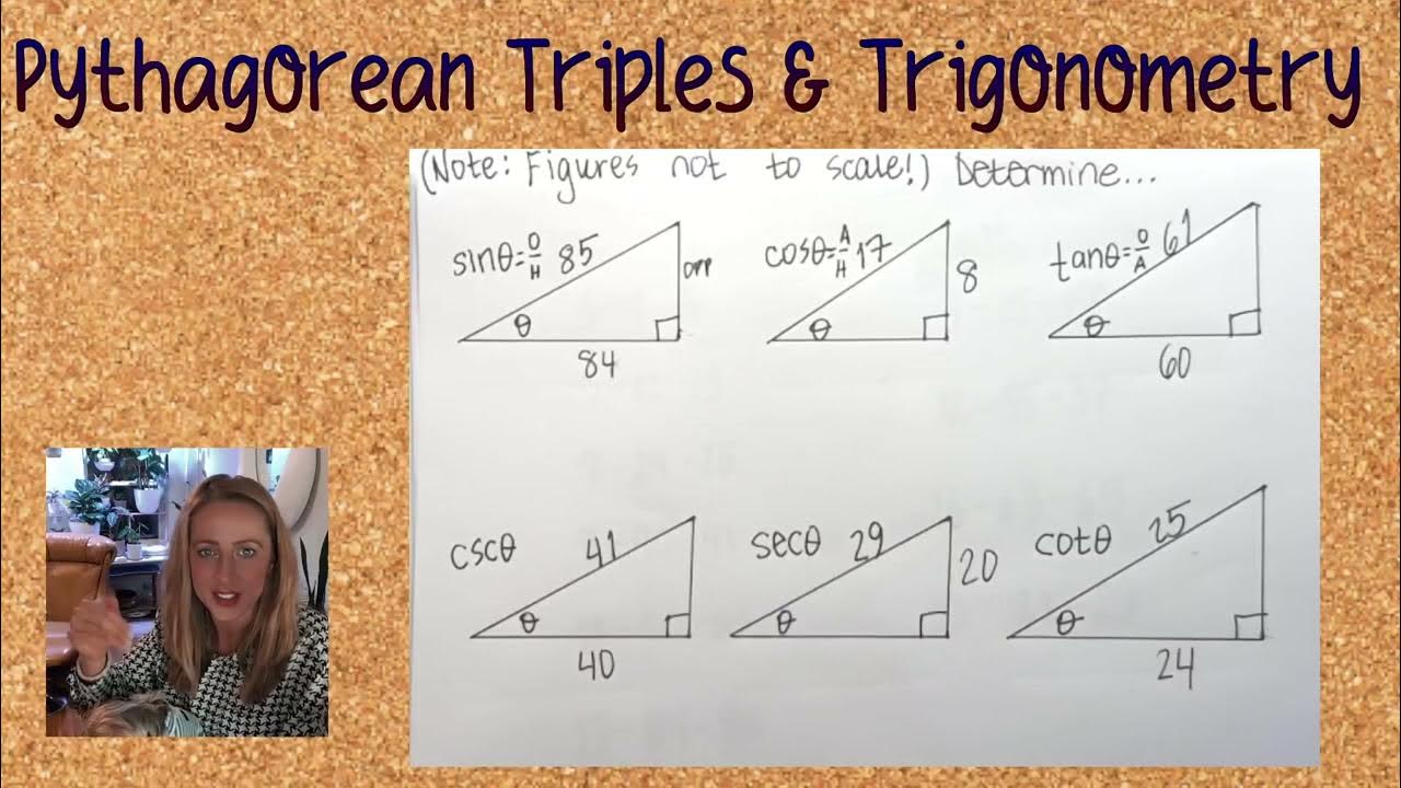 Pythagorean Triples & Right Triangle Trig. - YouTube