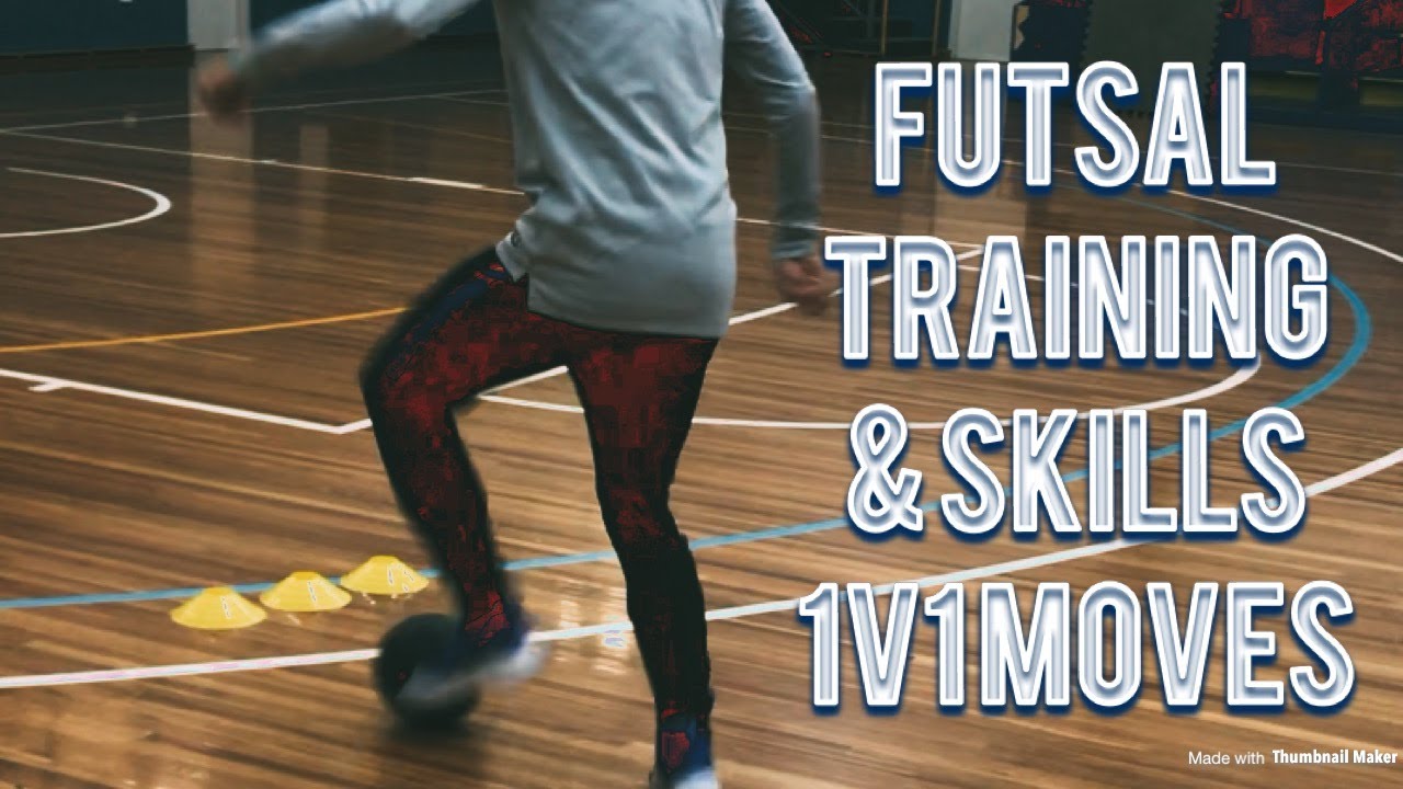 FUTSAL training 1v1 MOVES and SKILLS! @d10football - YouTube