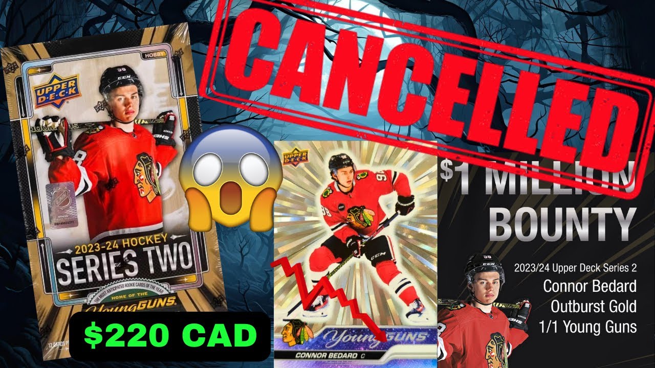 MONSTER BREAK - 2023-24 UPPER DECK SERIES 2 HOBBY BOX - DISCUSSING THE ...