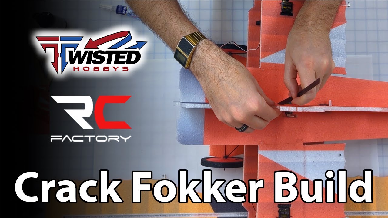 Twisted Hobbys 35" EPP Crack Fokker - Build & Maiden Flight (HOW TO ...