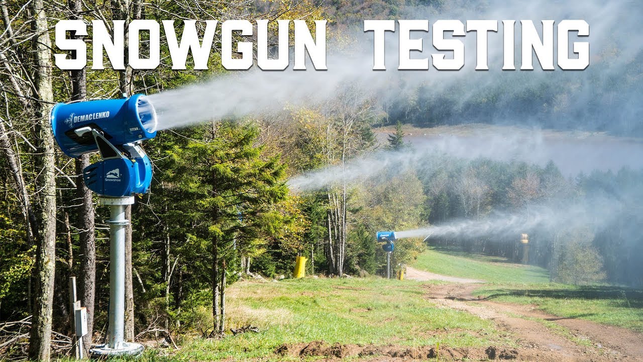 Snowgun Test - YouTube