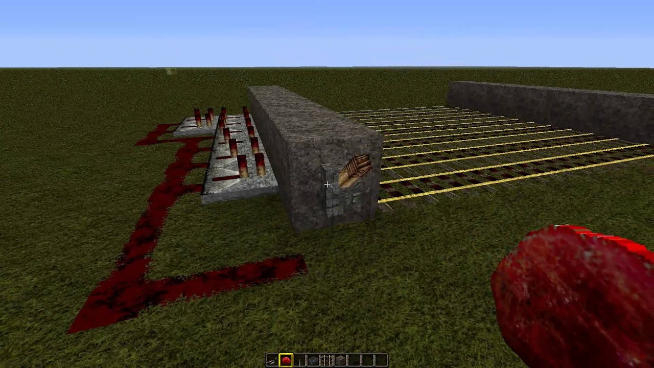 Minecraft Tutorial: Minecart Sine Wave - YouTube