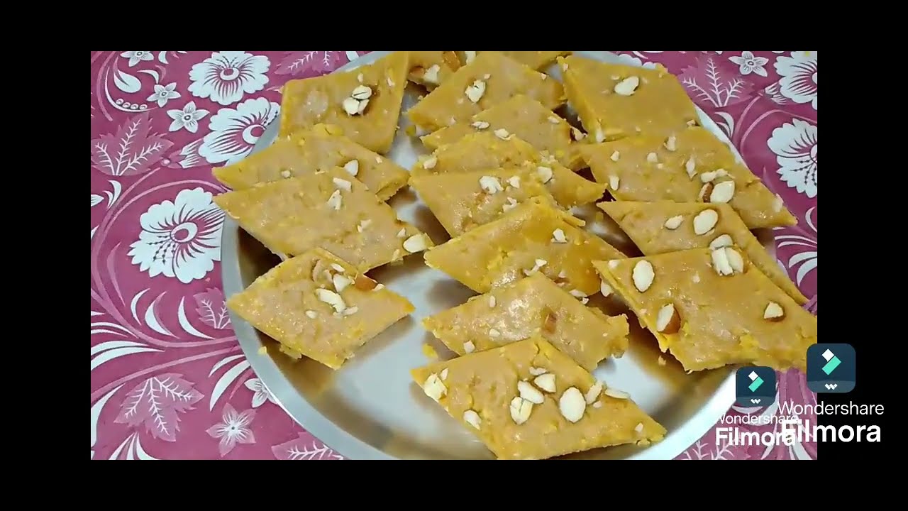 Sach Mein Na Mehnat Lagi Na Jyada Ghee Is Trick Se Besan Ki Barfi Ek ...