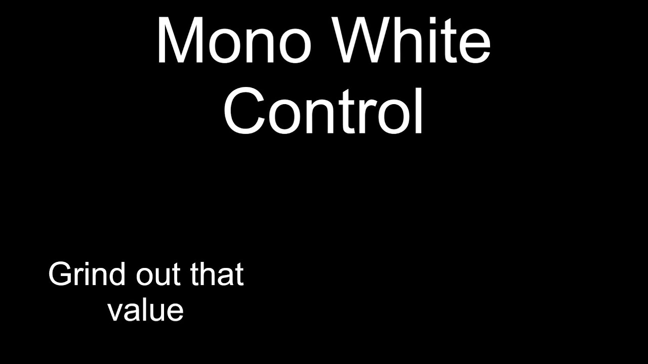 Mono White Control || MTG Arena Standard Bo1 - YouTube