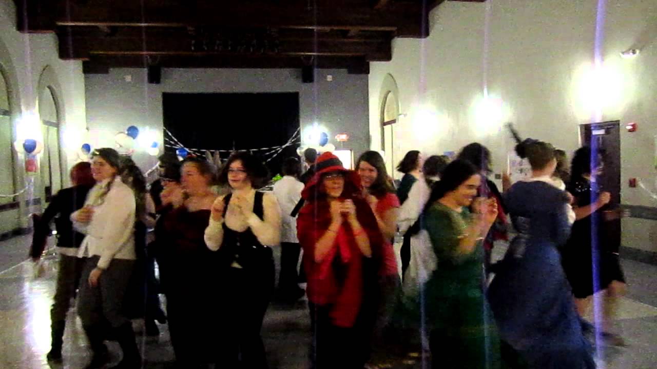 Students Perform a Medieval Circle Dance at Chronochorea - YouTube