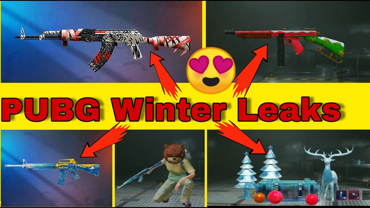 PUBG Mobile Winter Upcoming Leaks | Full Video Upgrade Gun's | - YouTube