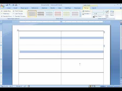Making Flash Cards using MSWord (#1 of 2) - YouTube