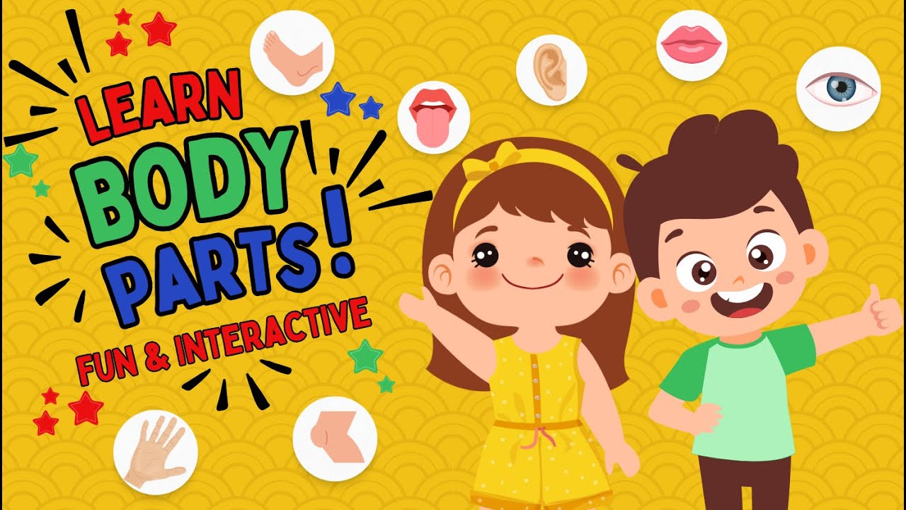 Fun Body Parts Learning! 🖐️ | Easy and Interactive for Kids to Remember ...