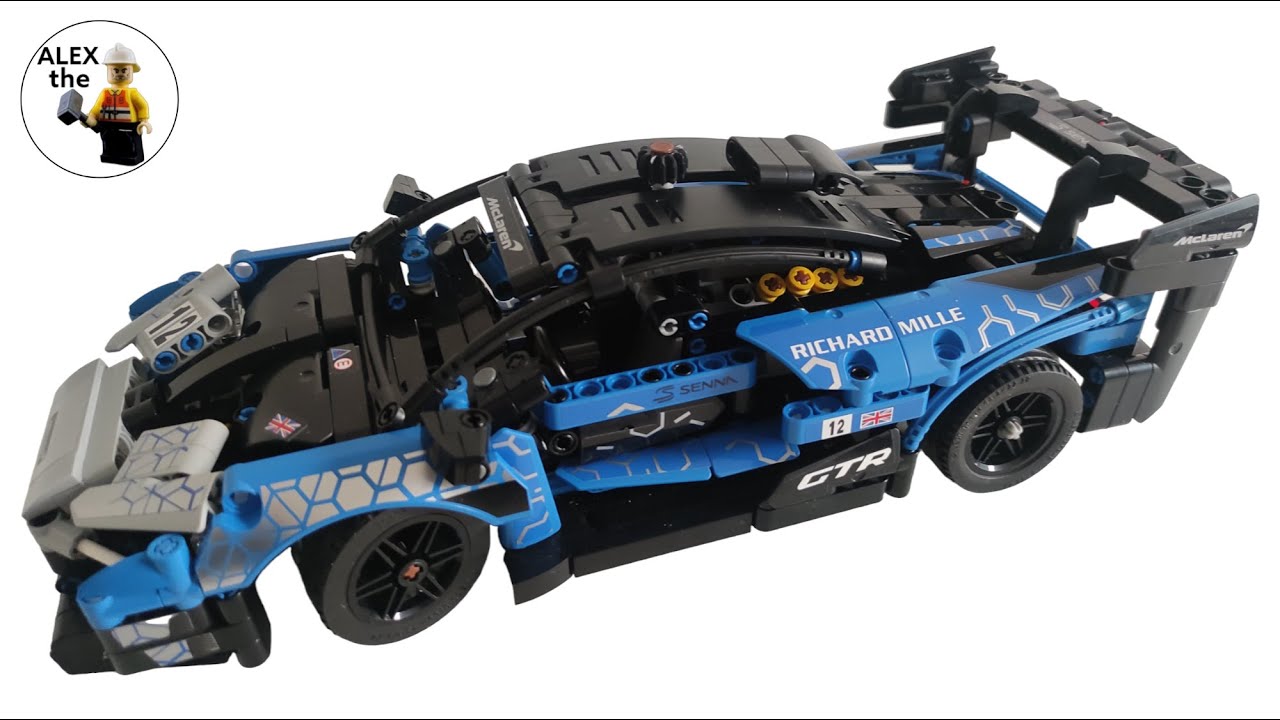 LEGO TECHNIC 42123 speed build and play - McLaren Senna GTR - YouTube