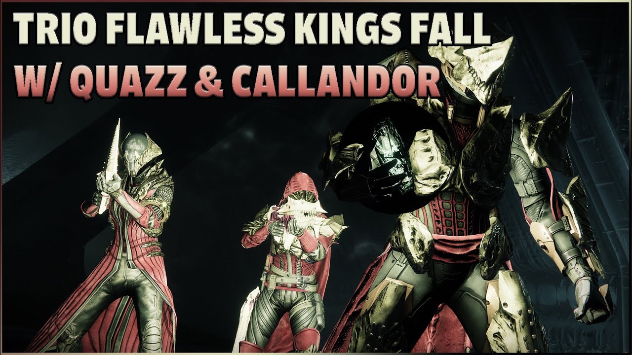Trio Flawless Kings Fall - Destiny 2 (Season of the Plunder) - YouTube