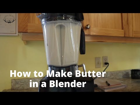 How to Make Butter in a Blender {VIDEO}