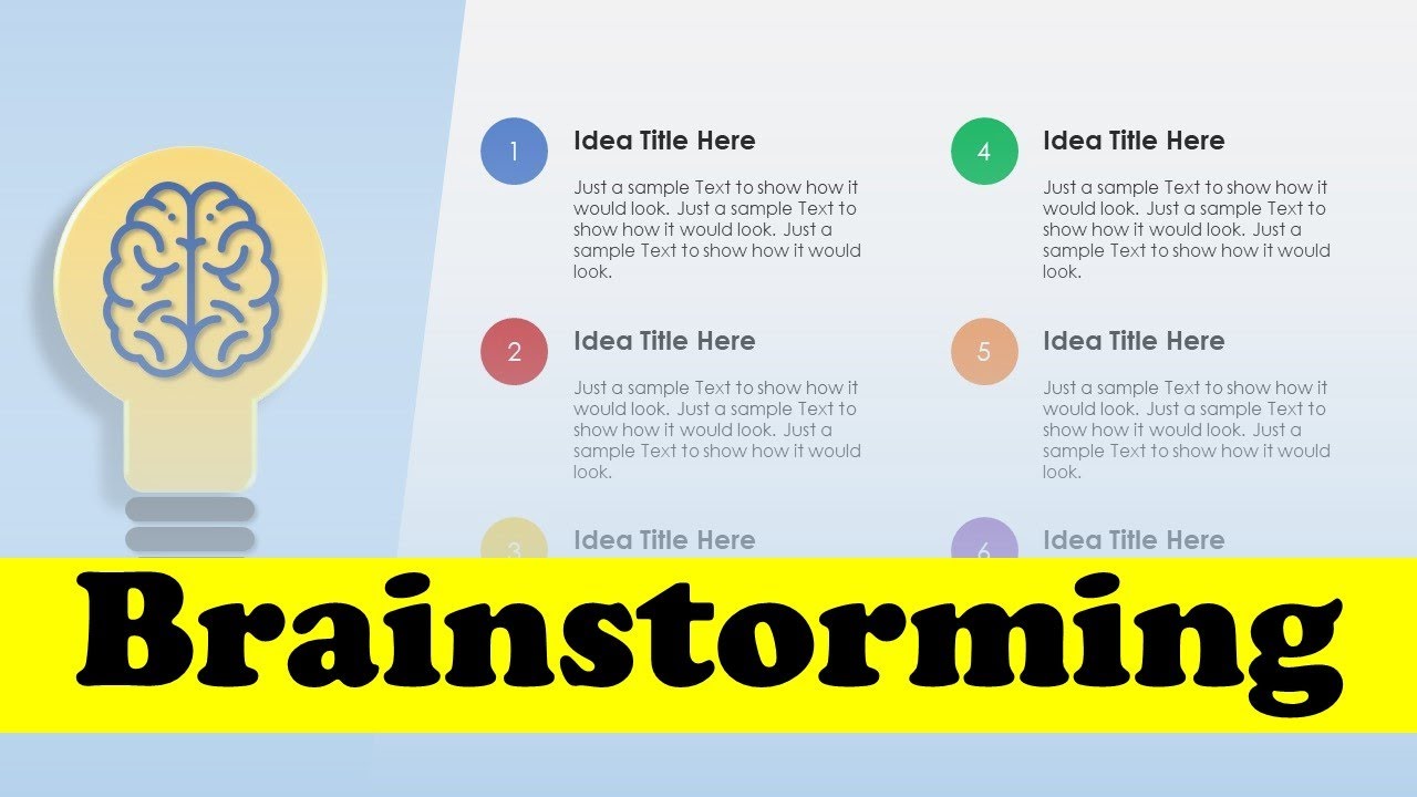 Brainstorming Project Management PowerPoint Presentation Template Slide ...