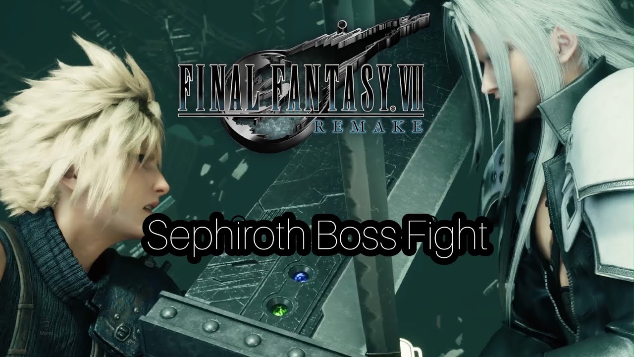 FINAL FANTASY VII REMAKE - Sephiroth Boss Fight - YouTube