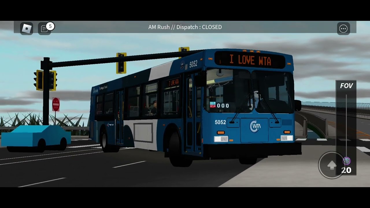 WTA Roblox bus action - YouTube