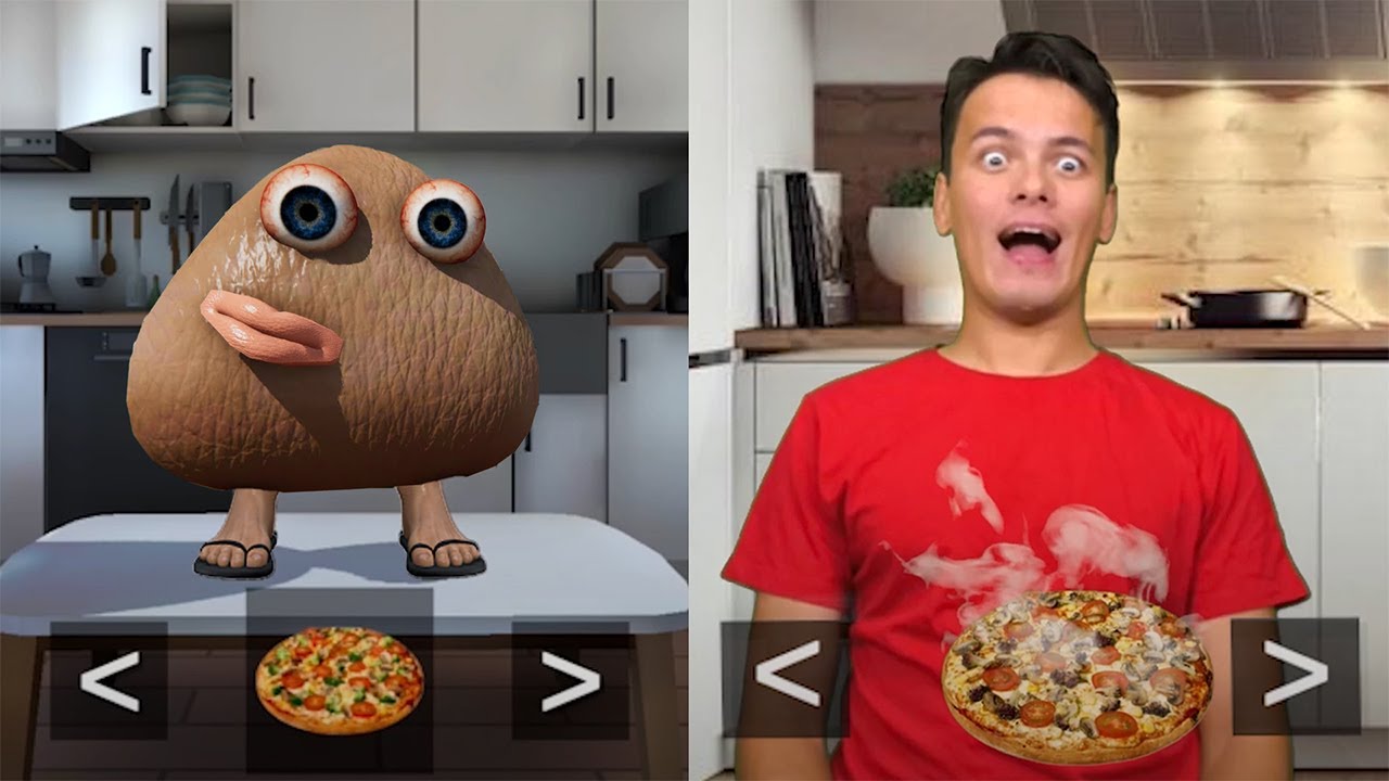 Talking Scary Pou and Me part 2 - Repeat After Talking Scary Pou in ...