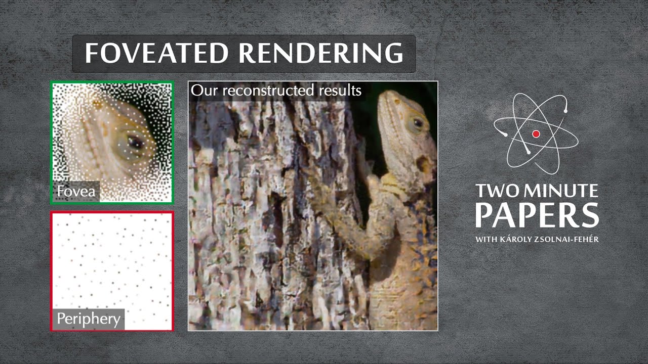 This Neural Network Performs Foveated Rendering - YouTube
