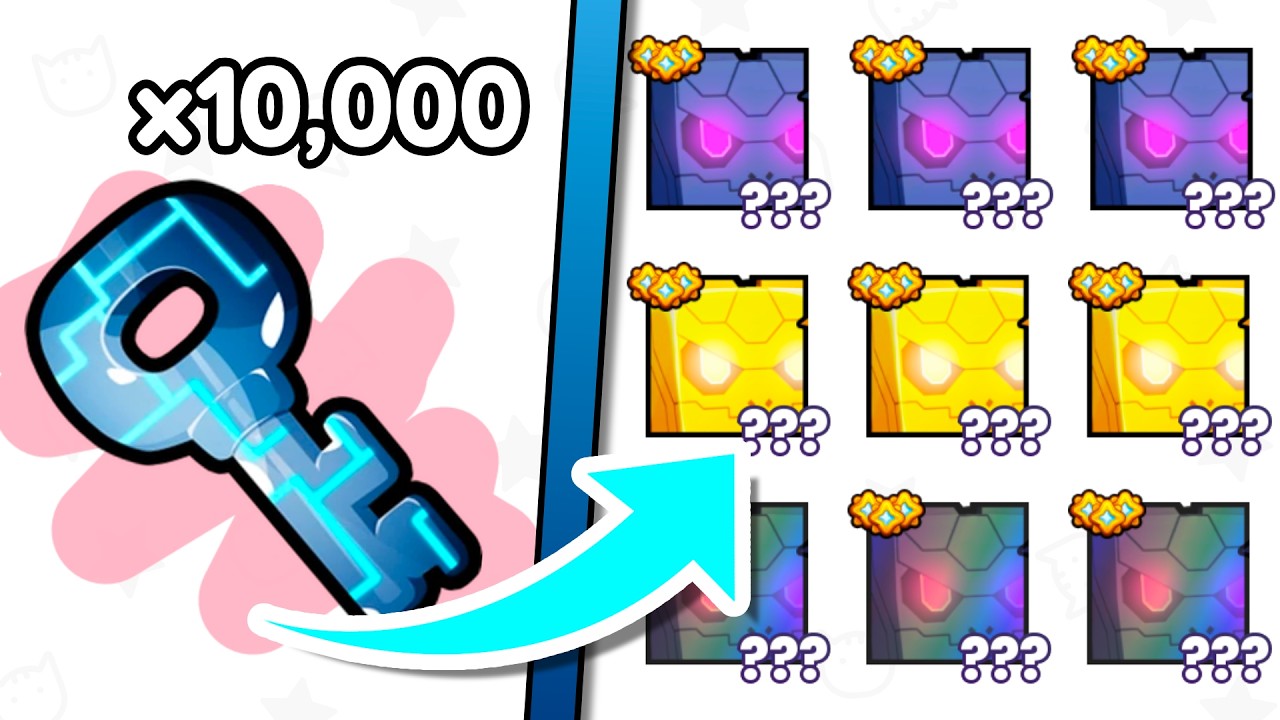 Opening 10,000 Tech Keys *CRAZY* in Pet Simulator 99! - YouTube