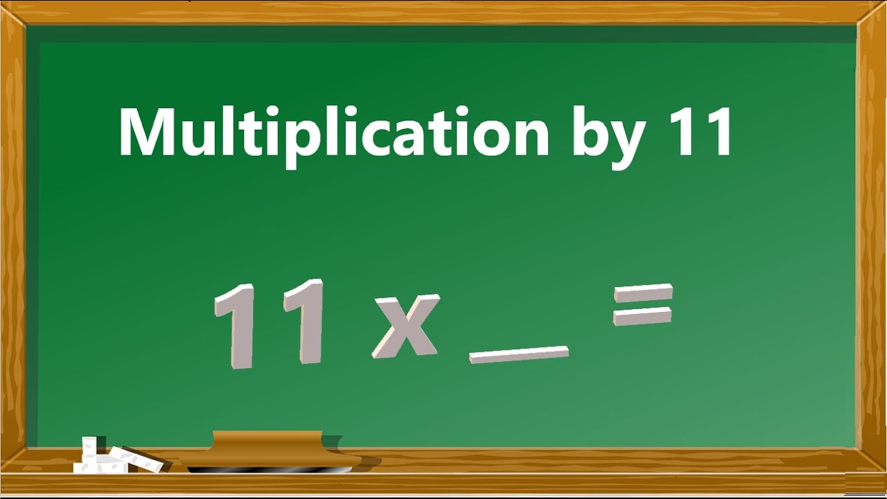 Multiplication by 11 - YouTube