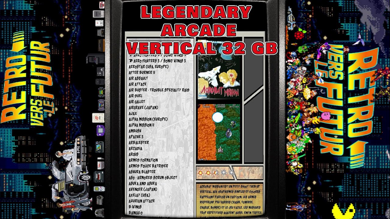 LEGENDARY ARCADE VERTICAL 32 GB - YouTube