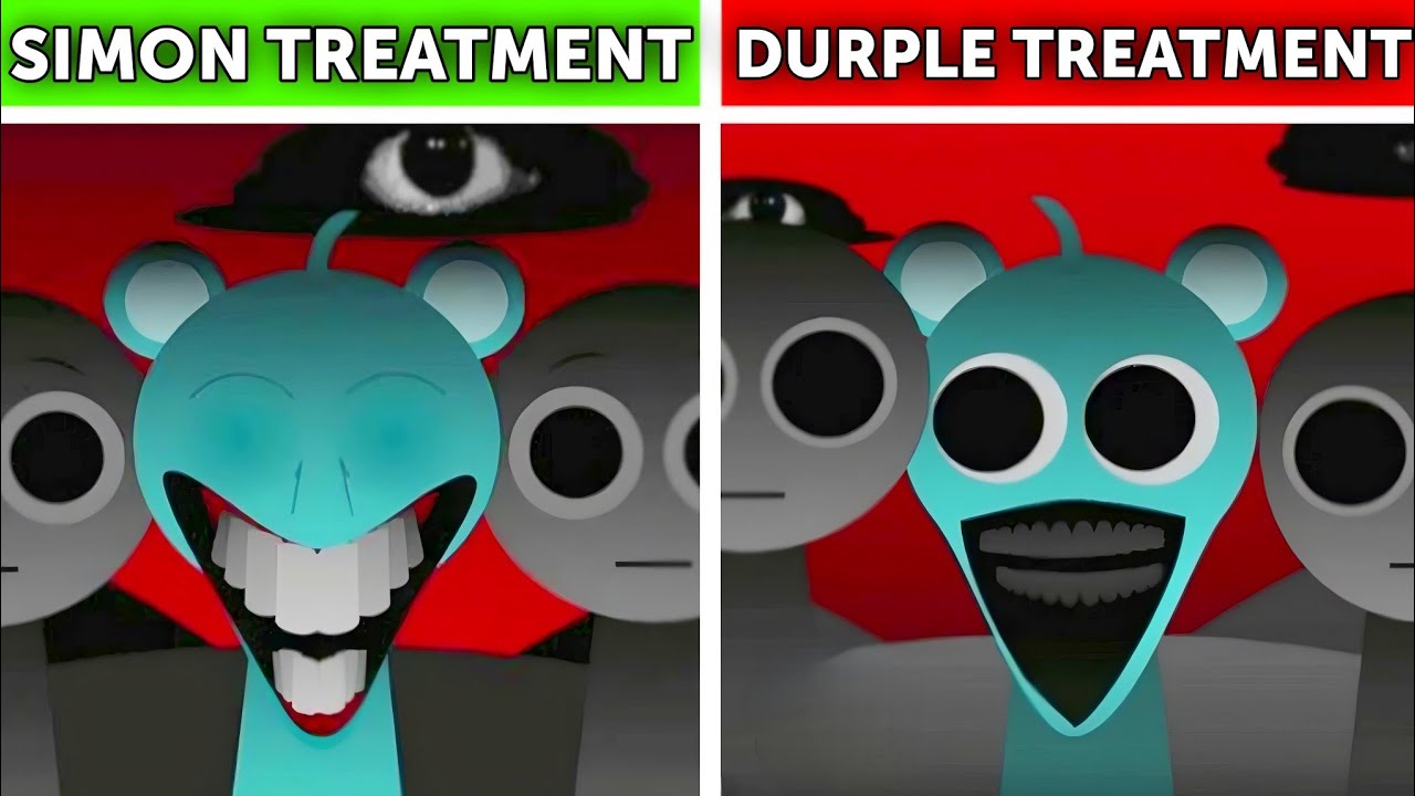 Incredibox Sprunki Simon Treatment Vs Durple Treatment - Which is ...